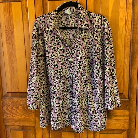 Fred David | Tops | Fred David Woman Button Down Blouse Careercasual ...